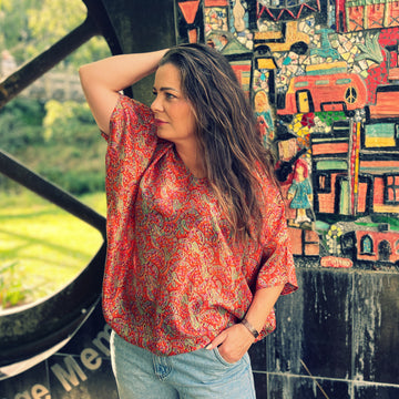 Amy & Ella. Recycled Saris Into Kimonos, Dresses, Skirts and more.