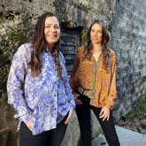 Amy & Ella. Recycled Saris Into Kimonos, Skirts, Pants and more.
